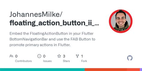 Github Johannesmilkefloatingactionbuttoniiexample Embed The Floatingactionbutton In Your