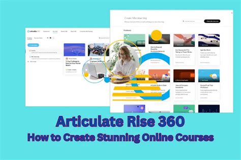 How To Create Stunning Online Courses With Articulate Rise 360