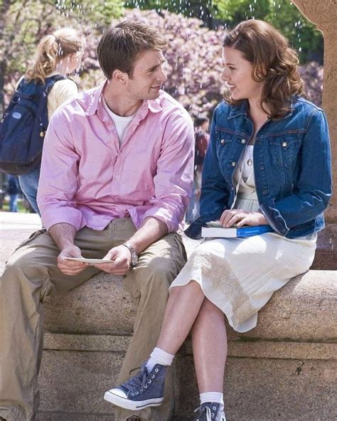 Chris Evans And Scarlett Johansson During Scarlett Johansson On Artofit