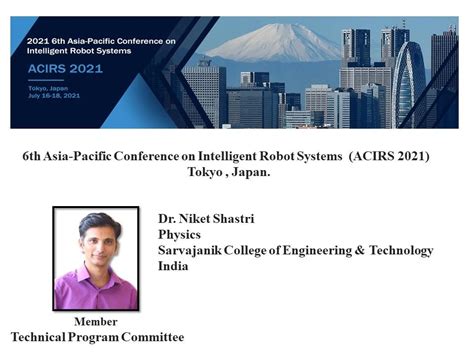 dr niket shastri on linkedin member technical programs committee