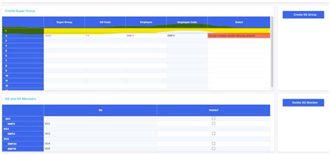 action for deleting an empty row in ux after running the process