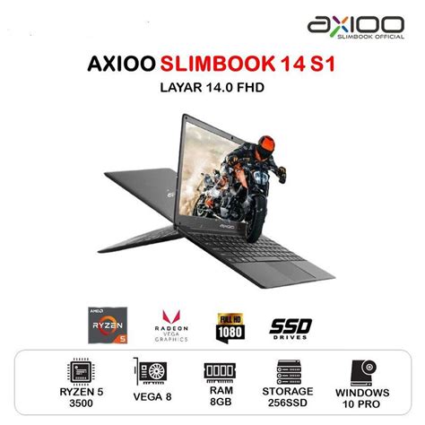 Axioo Laptop Slimbook Ryzen