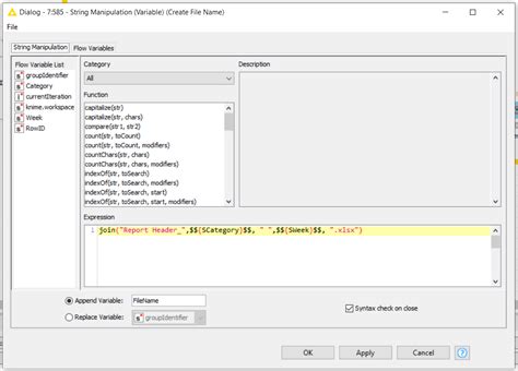How To Specify Folder Location When Creating Multiple Files With Dynamic File Naming Using Group
