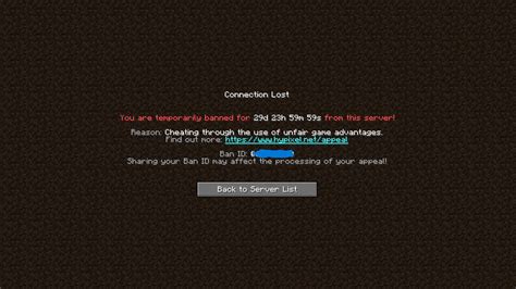 I Got Banned For 30 Days And I Did Nothing R Hypixelskyblock