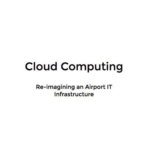 Cloud Computingcloud Computing