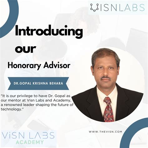 Raja Sri Harsha Vuddagiri On Linkedin 🌟 Introducing Our Advisor Dr