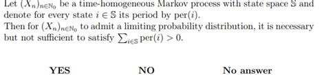 Let Xn N∈n0 Be A Time Homogeneous Markov Process