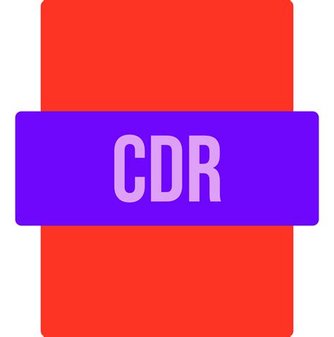 Cdr Ip File Extension Icon Color Fill Outer Flat 66498843 Png