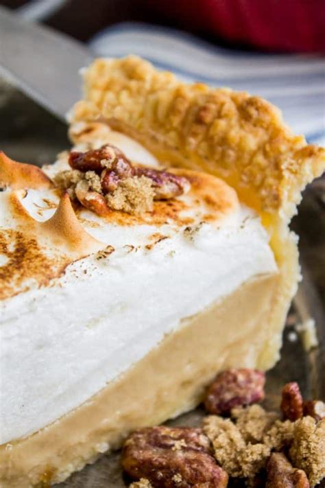 Butterscotch Meringue Pie With Meringue Topping The Food Charlatan