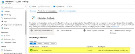 Secure Your Azure App Service Using Free Ssl Tls Certificates About