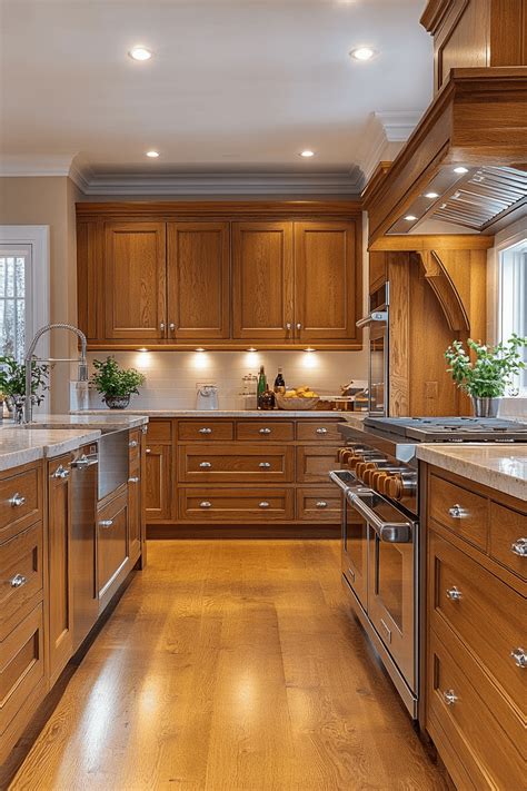 29 Honey Oak Kitchen Cabinets Styles To Refresh Your Kitchen With