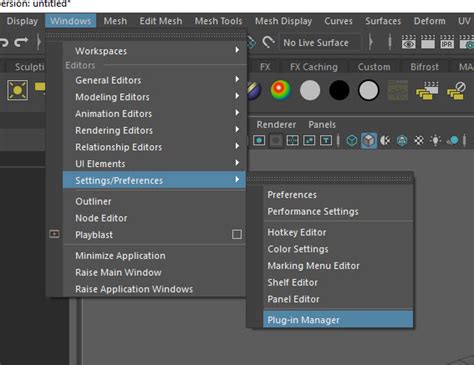 Arnold Render Enable The Plug In Within Maya It Services