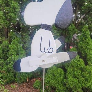 Snoopy Pilot Garden Windmill Etsy