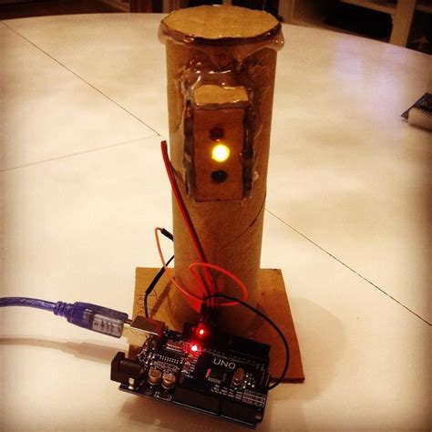 Therobotpage On Instagram “my Cardboard Arduino Traffic Light Is