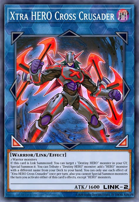 Xtra Hero Cross Crusader Yu Gi Oh Card Database Ygoprodeck