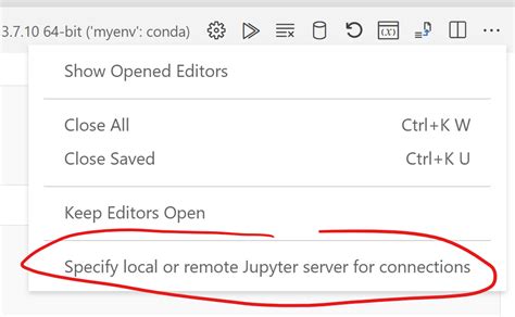 Extra Jupyter Menu Option Local Remote Jupyter Appears When Nb