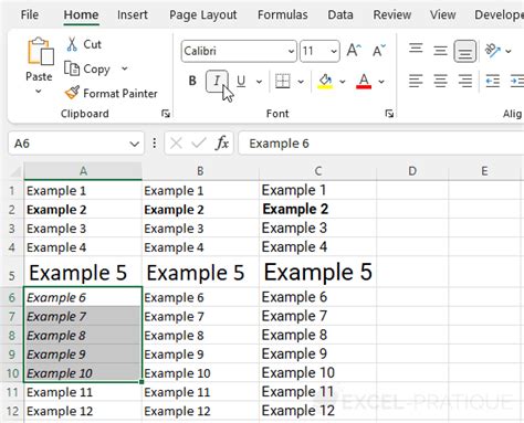 Excel Training Basic Manipulations