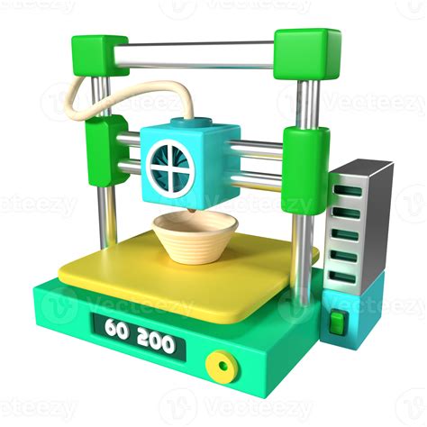 Fdm 3d Printer 3d Illustration Icon 29341502 Png