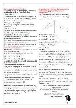 Généralités sur les fonctions - Résumé de cours 1 - AlloSchool