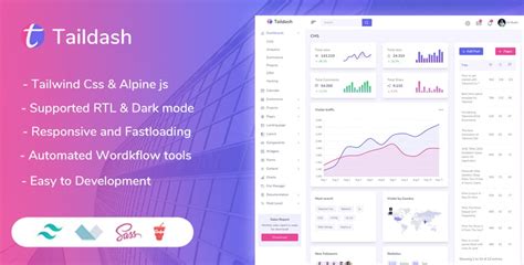 Taildash Tailwind Dashboard Admin Template