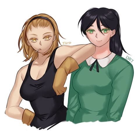 Ive Never Seen Female Intp And Female Enfj Together So I Made This