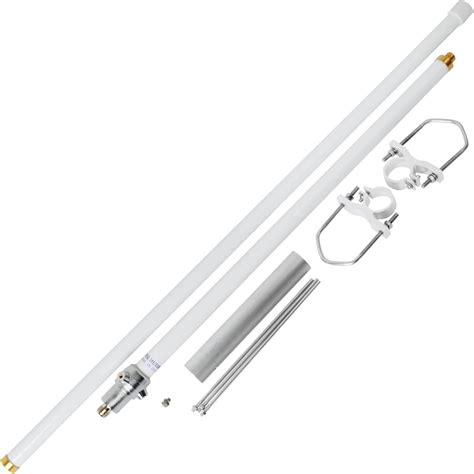 Uayesok Fiberglass Gmrs Base Antenna Mhz Dbi High Gain Uhf Gmrs Repeater Antenna