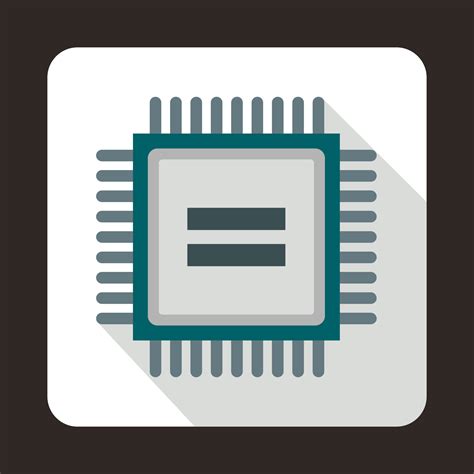 Electronic Circuit Board Icon Flat Style 14622306 Vector Art At Vecteezy