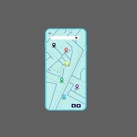 Premium Vector Navigation App