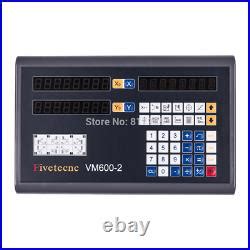 DRO 2 Axis Digital Readout DRO Display 70 1020mm Travel Linear Scale Linear En Axis Digital