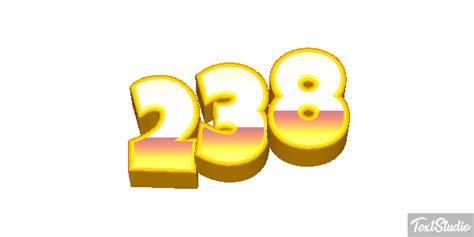 238 Number Animated  Logo Designs