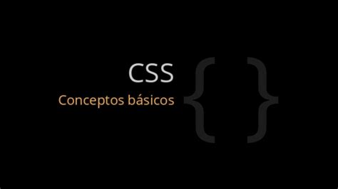 css conceptos básicos