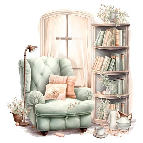 물색 독서 책 클리파트 터 프리미엄 벡터