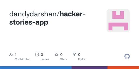 GitHub Dandydarshan Hacker Stories App