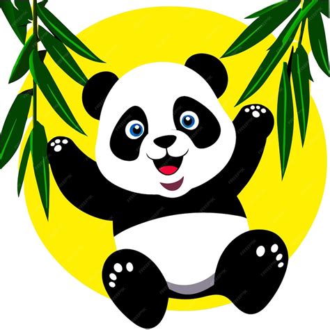 Premium Vector Lazy Panda Afternoon Delight