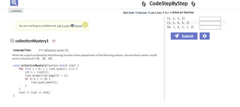 Solved Languagetype C Collections Vector Stl Write The