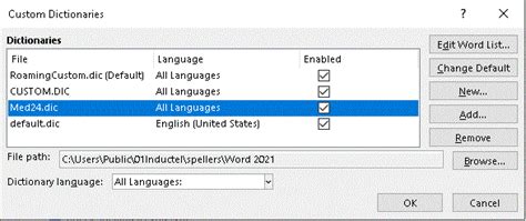 SPELL CHECKER ACTIVATION INSTRUCTIONS