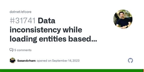 Data Inconsistency While Loading Entities Based On New Changed Prop Before