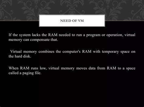 Presentation On Virtual Memory Concepts In Computer Ppt