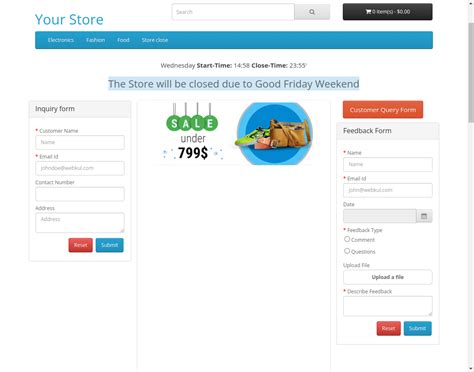 Guide For Opencart Store Close