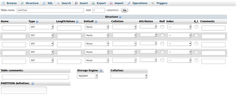 Mysql Can You Edit All Columns In A Table Using Phpmyadmin Stack