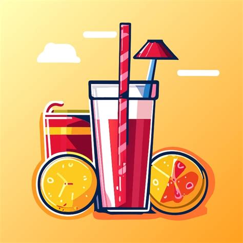 Beverages Vector Illustration Premium Ai Generated Vector