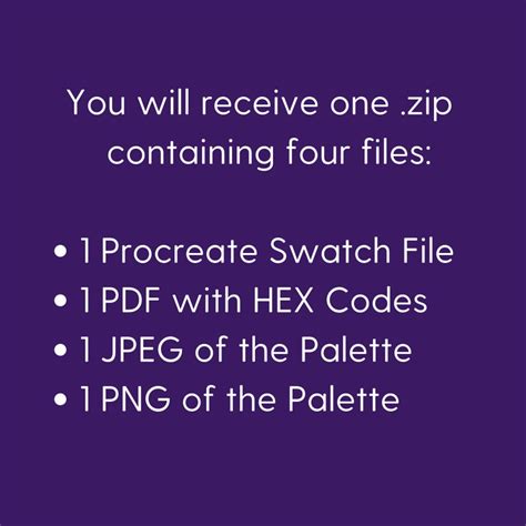 Pastel Rainbow Color Scheme Procreate 30 Color Palette Swatches Hex Codes Pdf Swatch