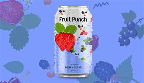Fruit Punch Drink Packaging On Behance