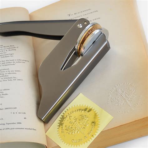 Custom Library Book Stamp Embosser