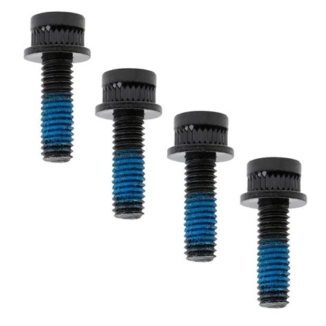 자전거 디스크 브레이크 나사 4 개 산악 자전거 오일 브레이크 캘리퍼 고정 나사 M6 18mm 로터 볼트 사이클링 고정