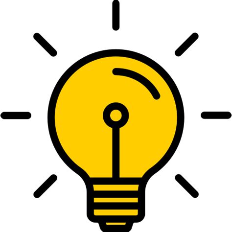 Light Bulb Generic Outline Color Icon