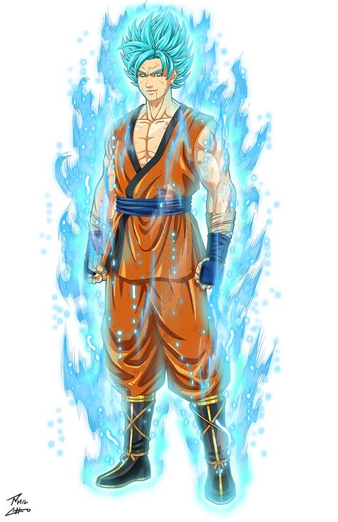 Goku Ssb 02 Dbu By Phil Cho On Deviantart