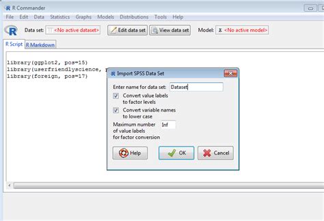 Brief Look At R Commander A Free R Based Point And Click Program Part 1