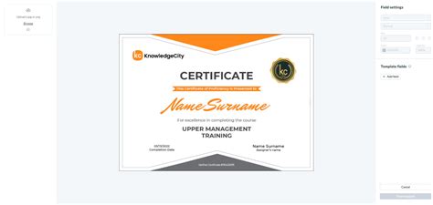 Creating Custom Certificates Of Completion In The Lms Creating Custom Certificates Of Completion In The Lms