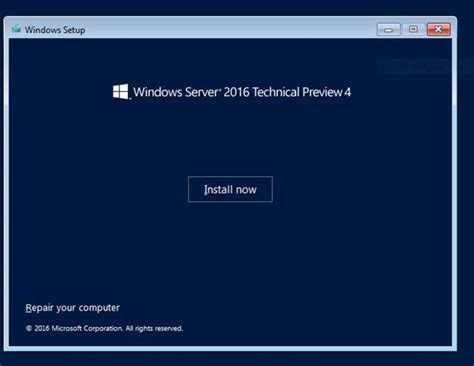 Setting Up Windows Server 2016 Technical Preview 4 In Hyper V